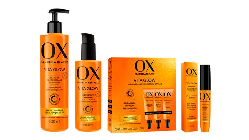 OX Vita Glow, linha cocriada com a Mari Maria, ganha novos produtos - Flora