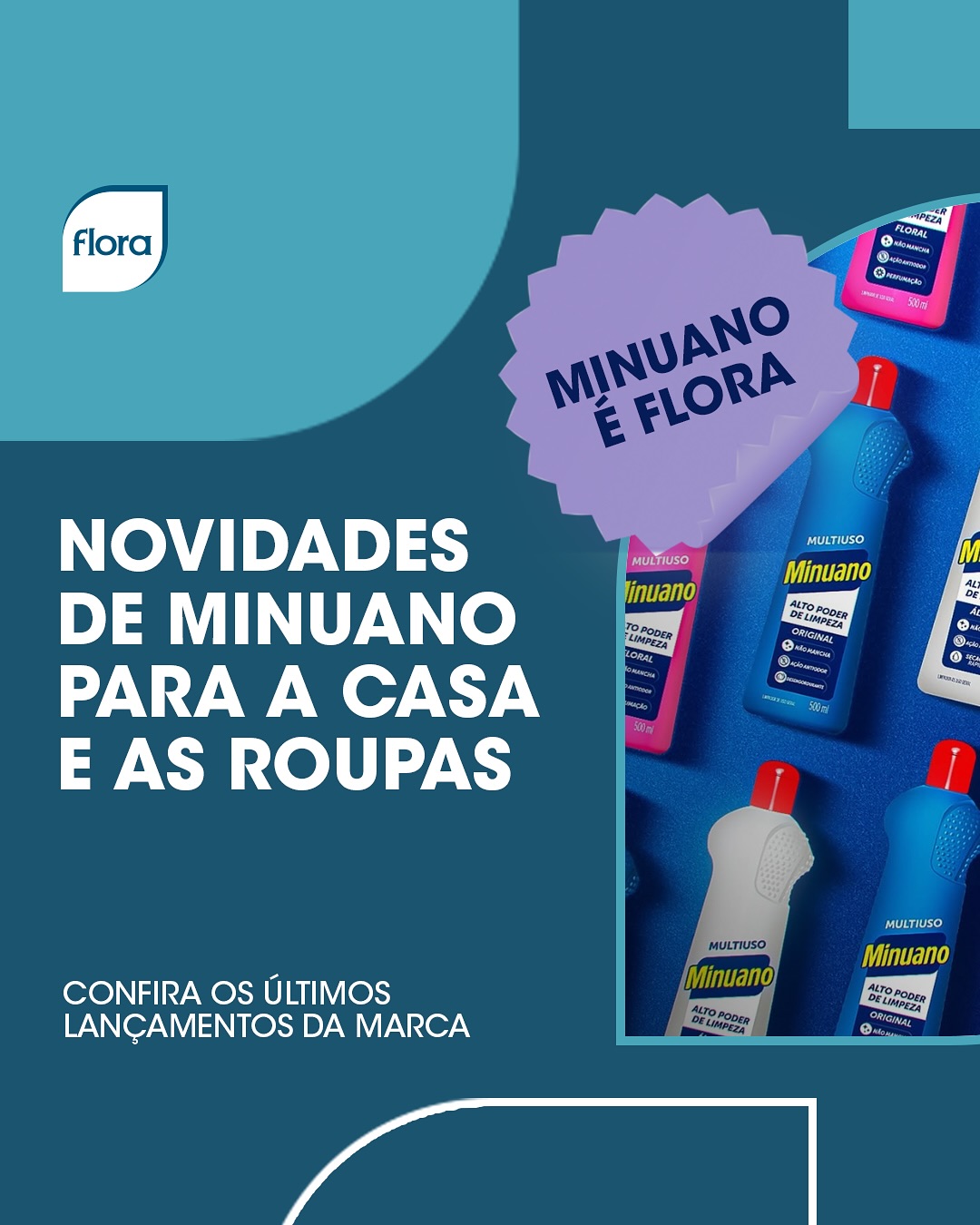Flora - Cuidados pessoais e cuidados com a casa e roupas