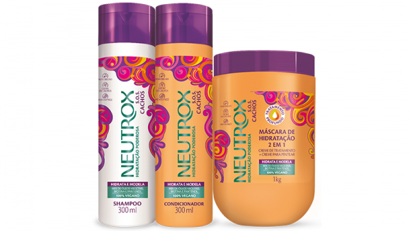 Neutrox lança linha SOS Cachos que modela e hidrata os fios - Flora